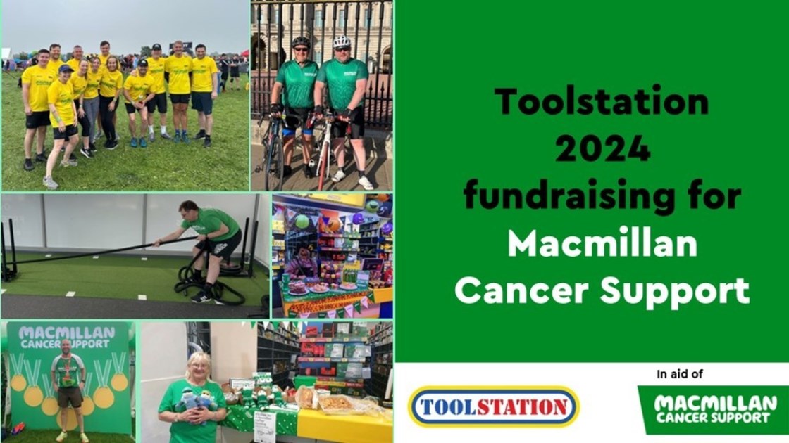 Toolstation supporting Macmillan 2024 - JustGiving
