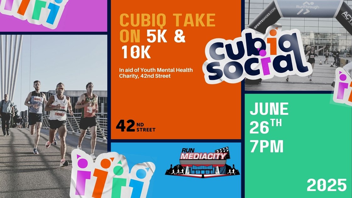Cubiq Recruitment is fundraising for 42nd Street - Supporting Young People Under Stress