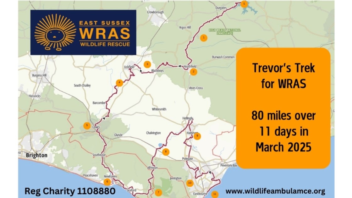 Trevor Weeks is fundraising for East Sussex WRAS