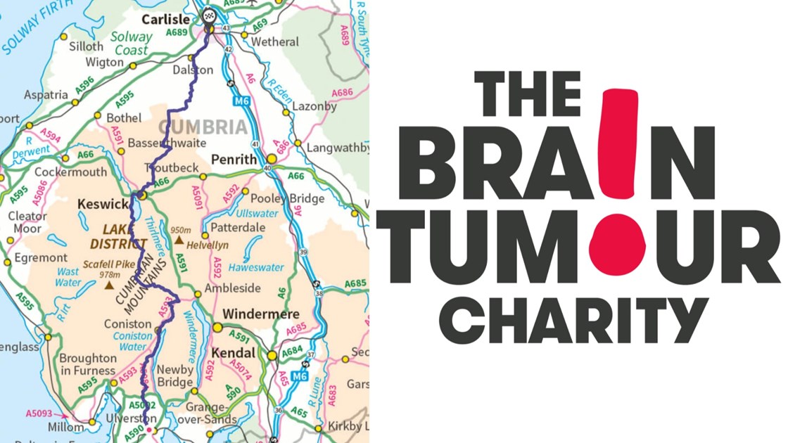 Kevin Bateman is fundraising for The Brain Tumour Charity