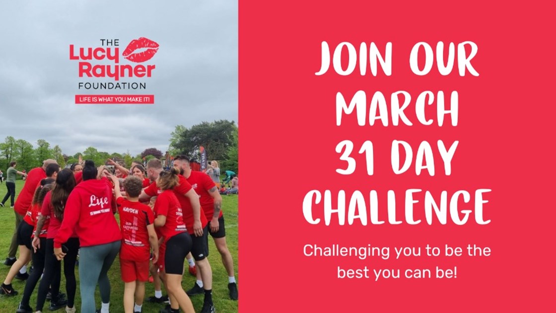 LRF 31 DAY CHALLENGE - March 2025 - JustGiving