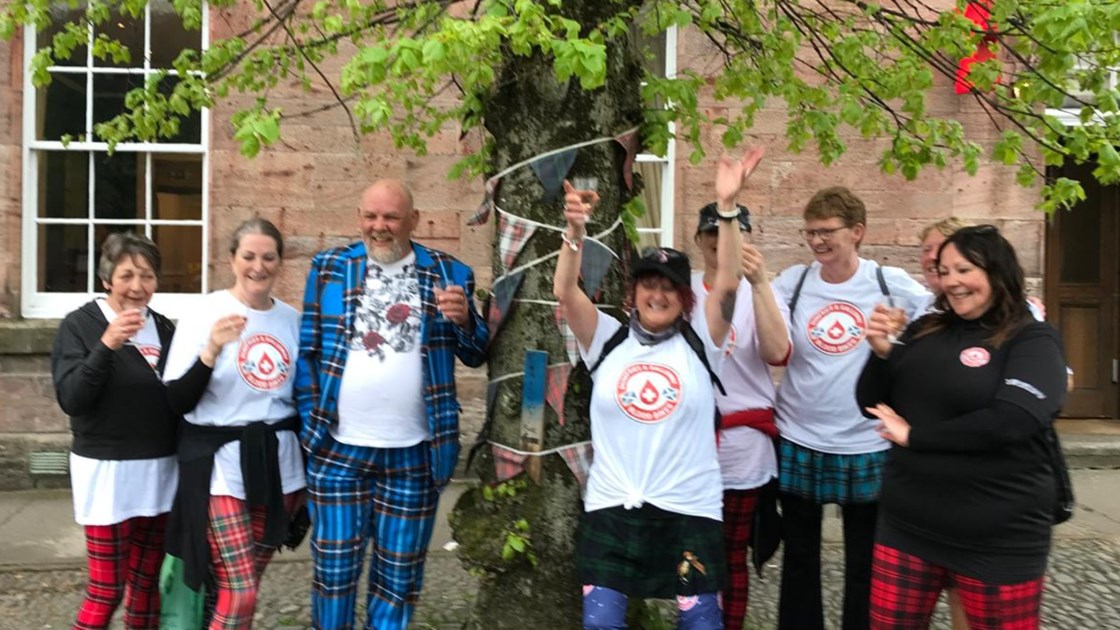 Claire Sharpe is fundraising for Dumfries & Galloway Blood Bikes
