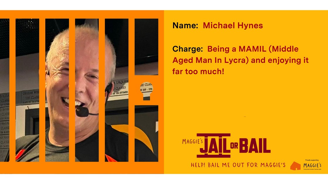 Michael Hynes is fundraising for Maggie's Centres