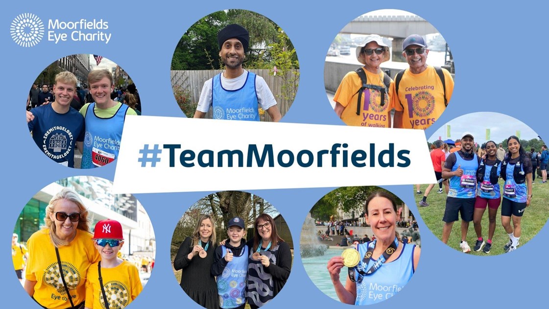 Andy Hill is fundraising for Moorfields Eye Charity