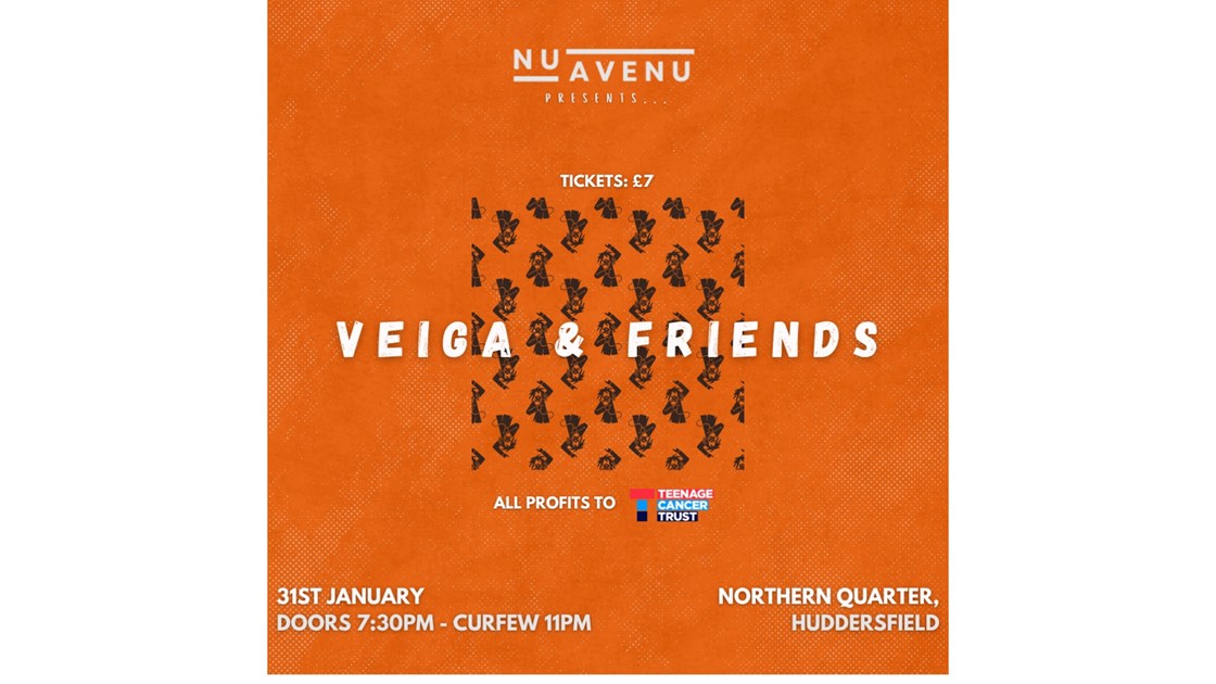 Jacob Mota-Veiga is fundraising for Teenage Cancer Trust