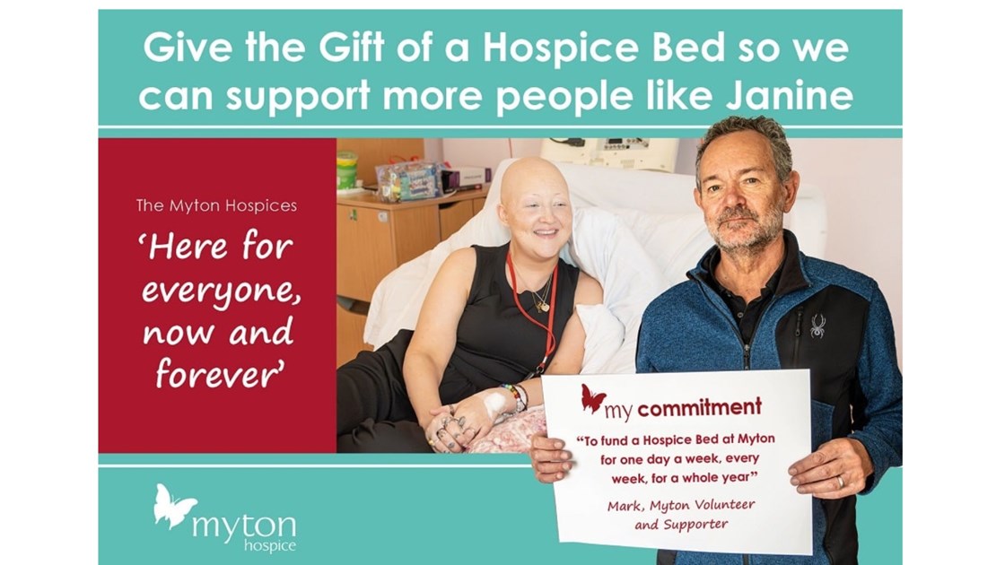 Catherine Davies is fundraising for The Myton Hospices