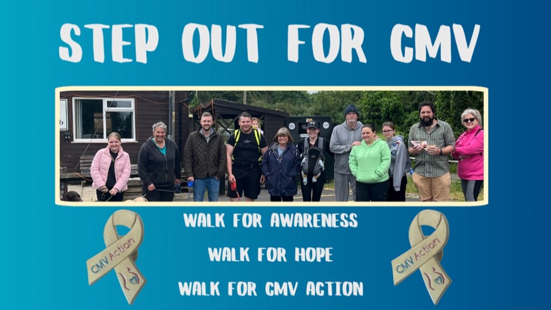 Step out for CMV: CMV Awareness Month 2025 - JustGiving