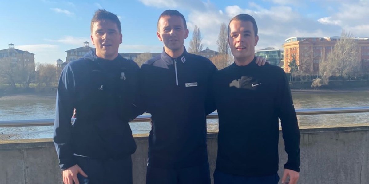 Sam Dawson Alex Legard and Archie Stroyan is fundraising for Dementia UK