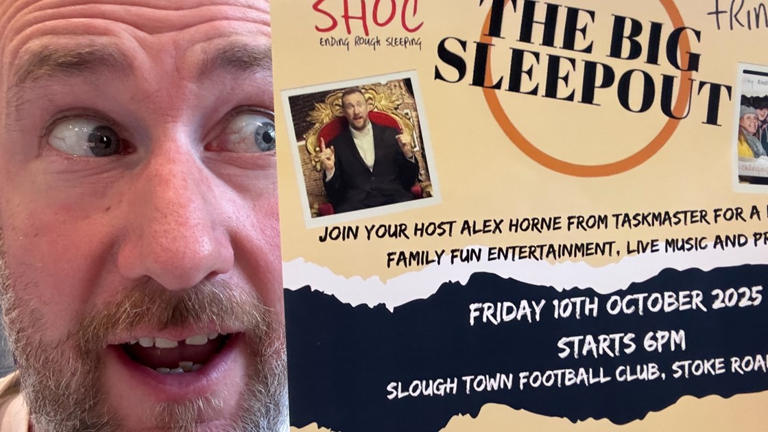 Alex Horne is fundraising for SHOC