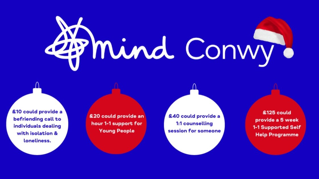Conwy Mind Christmas Campaign - JustGiving