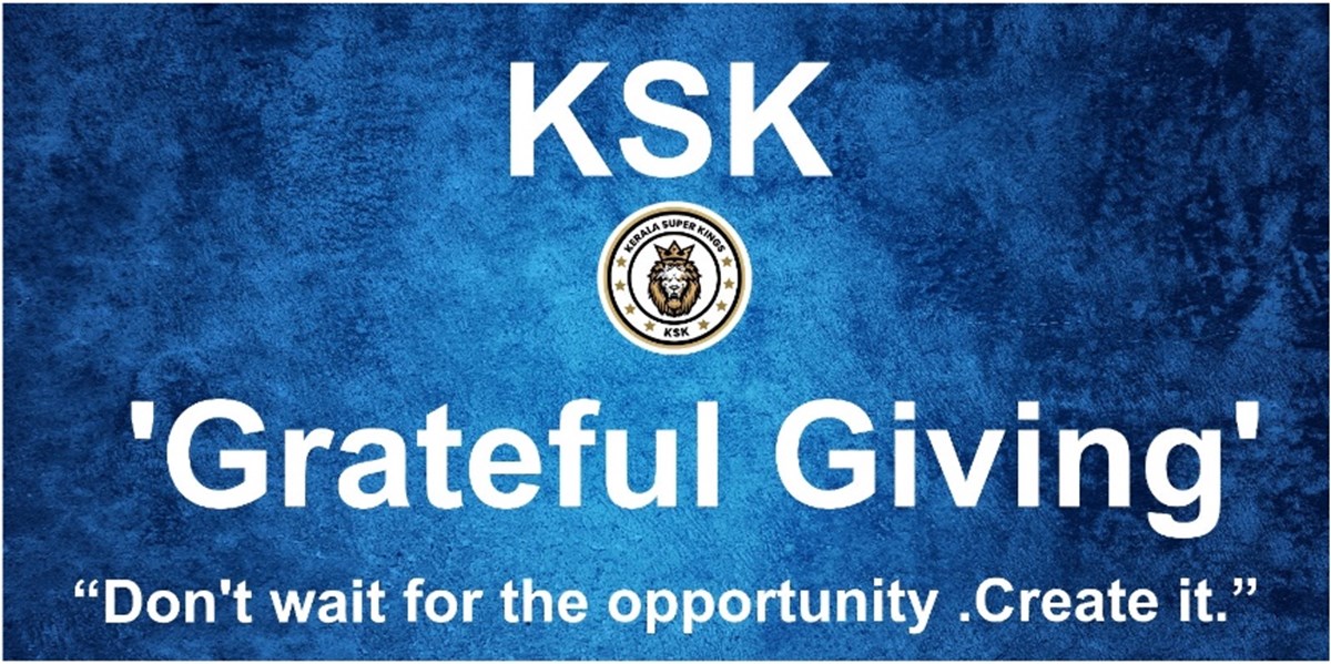 KSK Kerala Super Kings is fundraising for Alder Hey Children's Charity