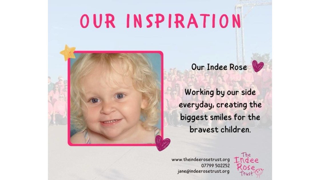 Mollie Frost is fundraising for The Indee Rose Trust
