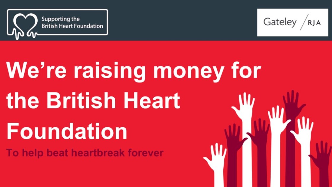 Gateley RJA's Charity of the year 2024 is fundraising for British Heart ...