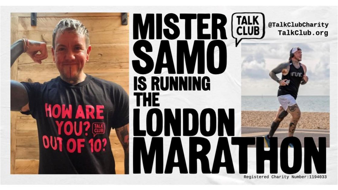 Samo White is fundraising for Talk Club