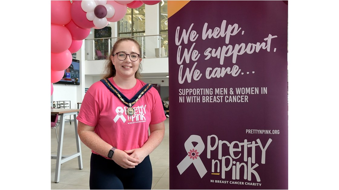 Lord Mayor Alderman Stephen Moutray is fundraising for Pretty n Pink ...