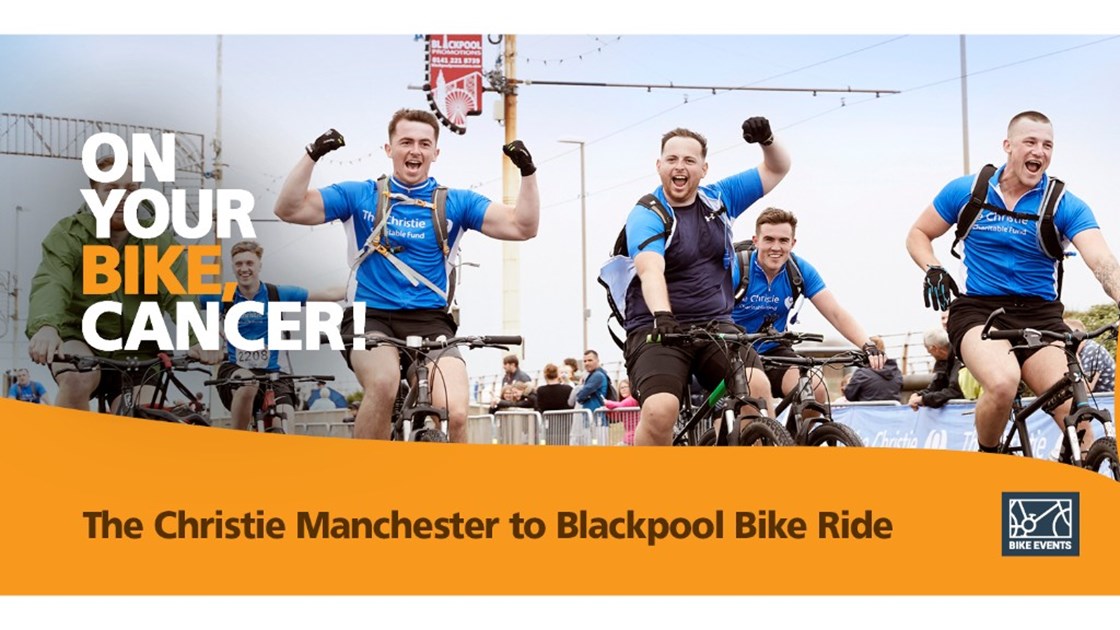 Manchester to Blackpool Bike Ride 2023 - JustGiving