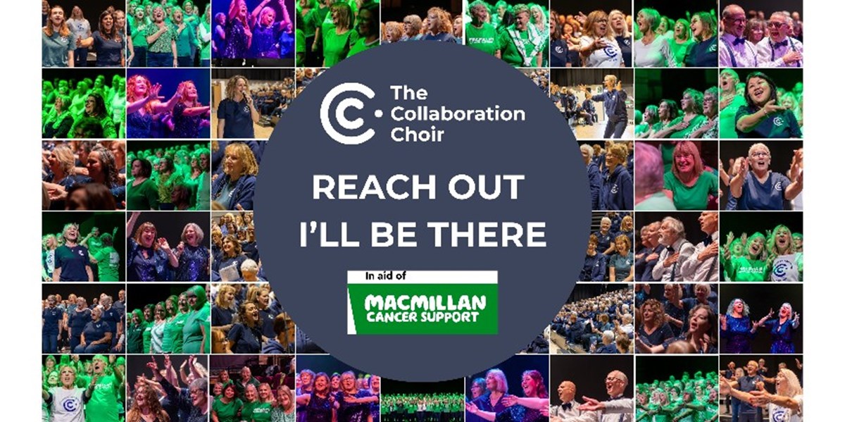 The Collaboration Choir is fundraising for Macmillan Cancer Support