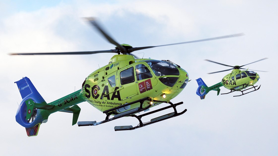 Cara Copland is fundraising for Scotland's Charity Air Ambulance