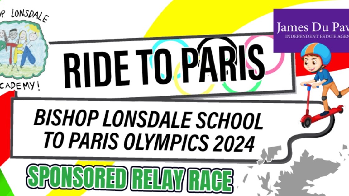 Bishop Lonsdale Sponsored Ride to Paris 2024 Olympics - JustGiving