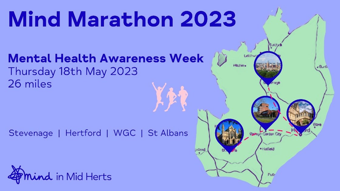 Mind Marathon for Mental Health Awareness Week 2023 - JustGiving