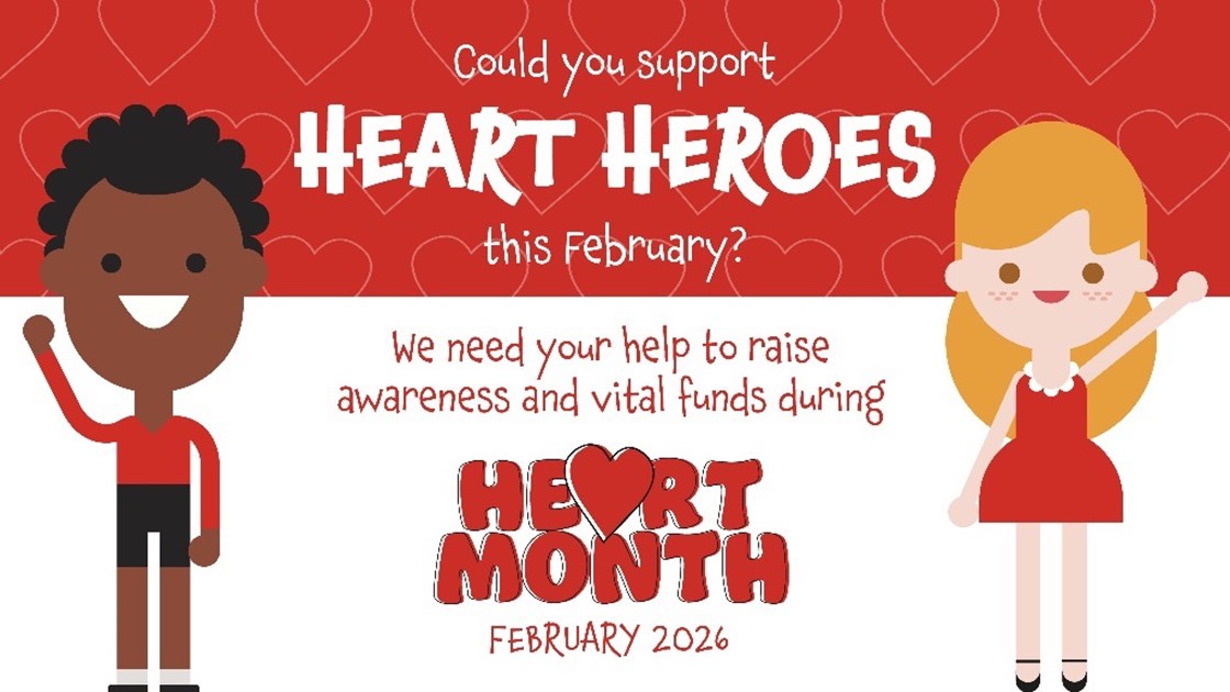 Heart Heroes February Heart Month 2026 - JustGiving
