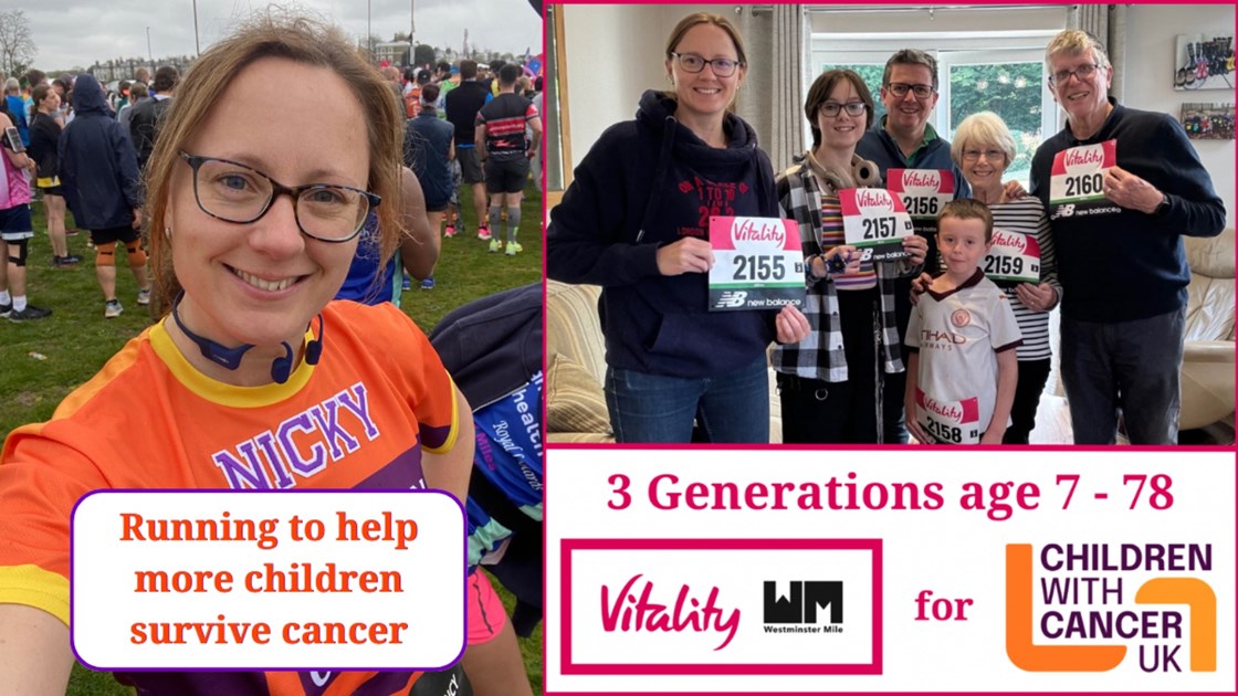Nicky Edwards is fundraising for Children with Cancer UK