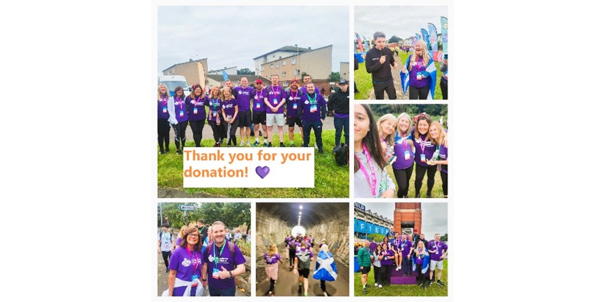 Thomas and Adamson Kiltwalk Team is fundraising for Alzheimer Scotland
