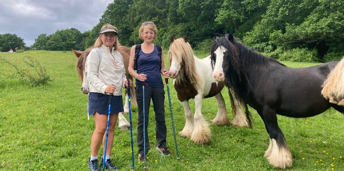 Jane and Clare, The pilgrim walkers is fundraising for Pilgrims ...