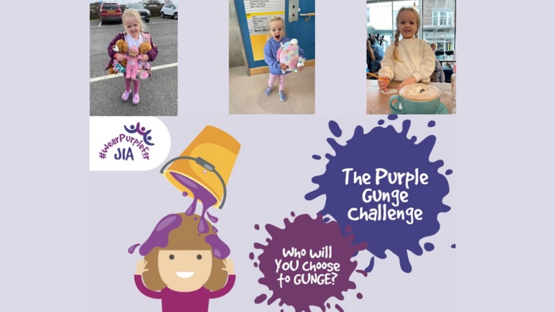 Adam vs. Alice - Purple Gunge Challenge is fundraising for National ...