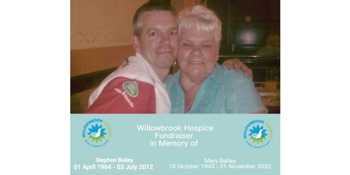 Shane Bailey is fundraising for Willowbrook Hospice