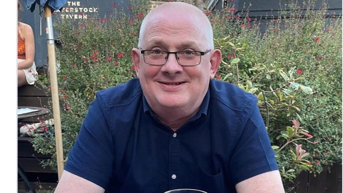 James Baker is fundraising for St Giles Hospice