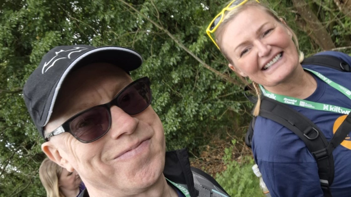 Darren Mitchell is fundraising for Ayrshire Cancer Support