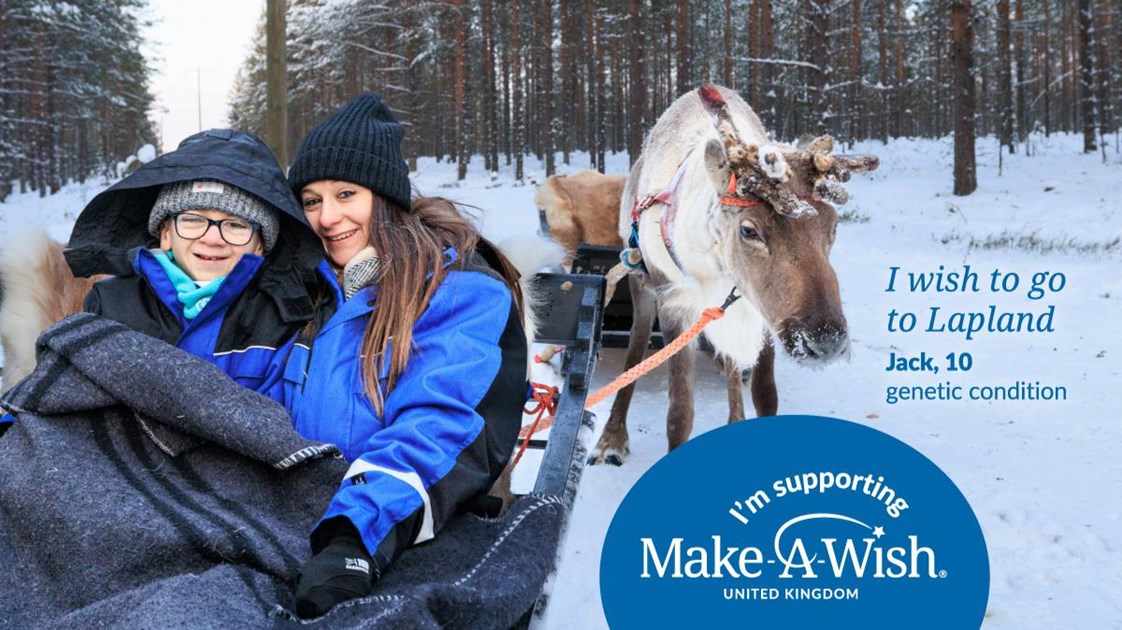 Lewis Boyle is fundraising for Make-A-Wish Foundation UK