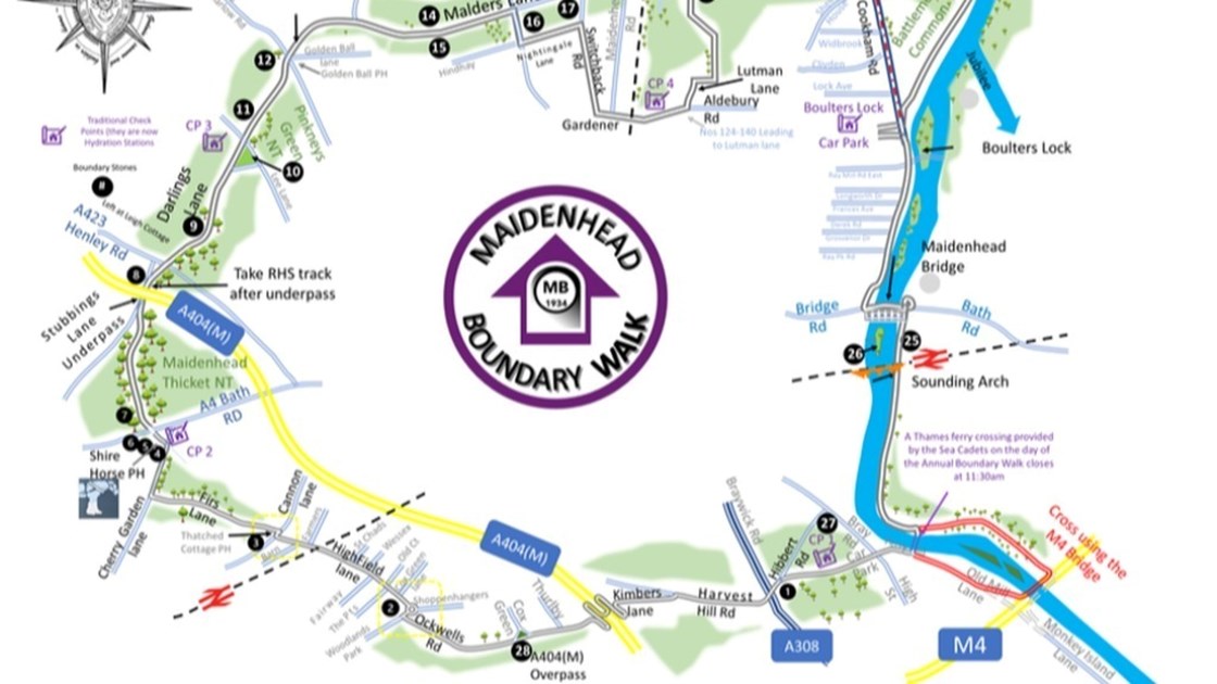 Berkshire Vision - Maidenhead Boundary Walk - JustGiving