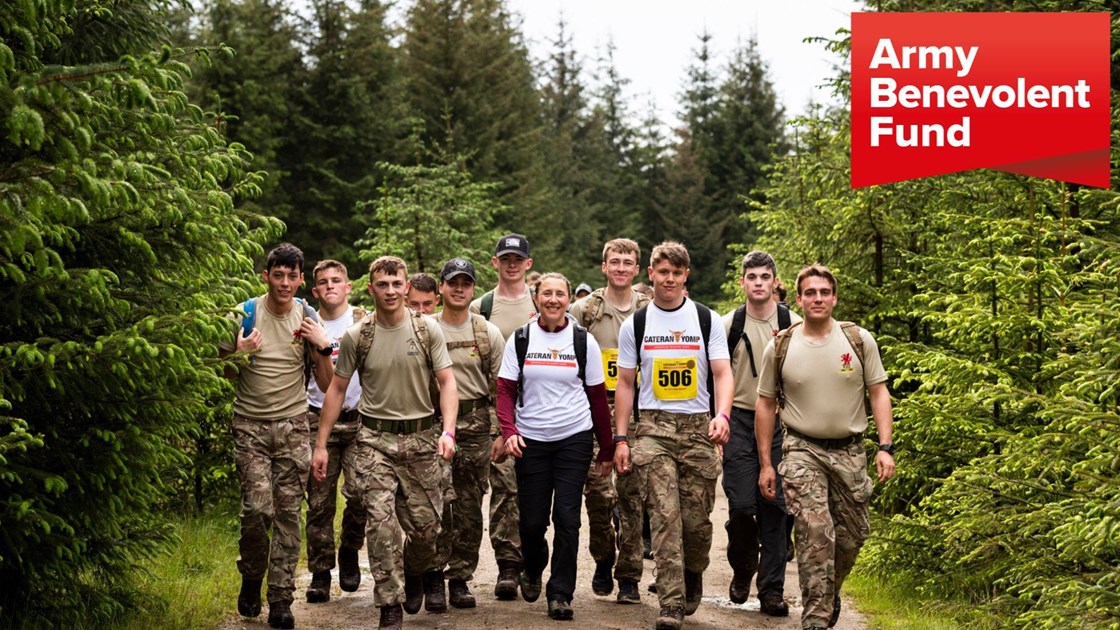 Lee Backhouse is fundraising for Army Benevolent Fund