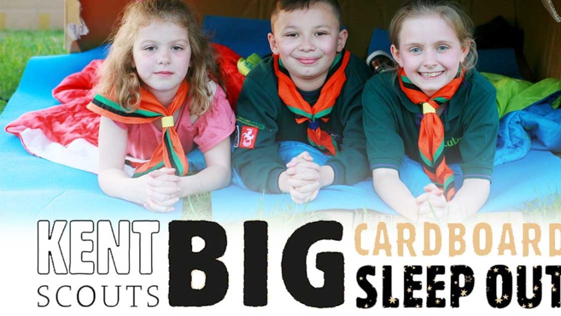 Kent Scouts Big Cardboard Sleep Out for Porchlight 2022 - JustGiving