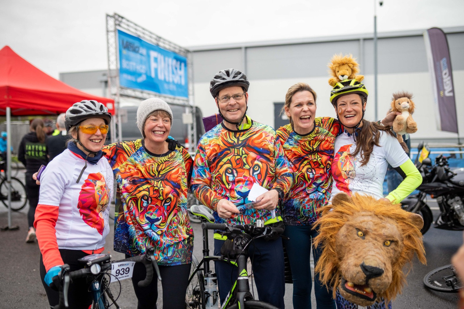 The Lions of Lycra is fundraising for The Brain Tumour Charity