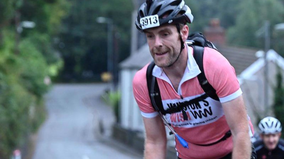 Russell Brookes is fundraising for Winston's Wish