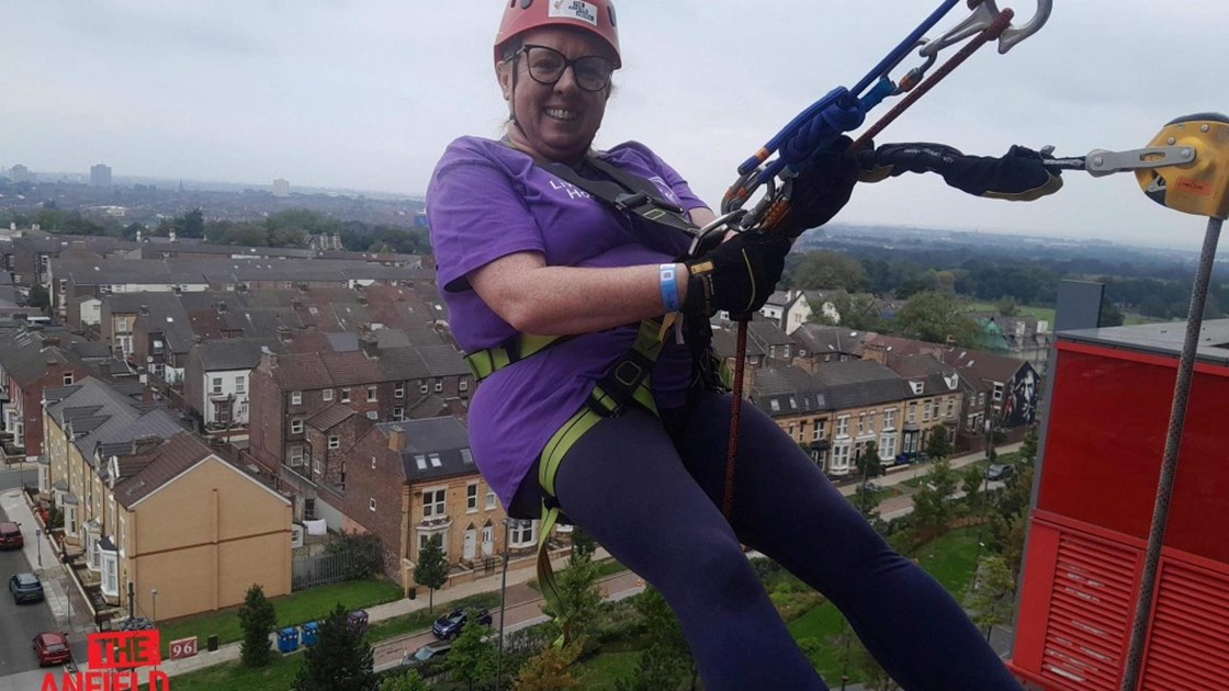 Anfield Abseil 2025 - JustGiving