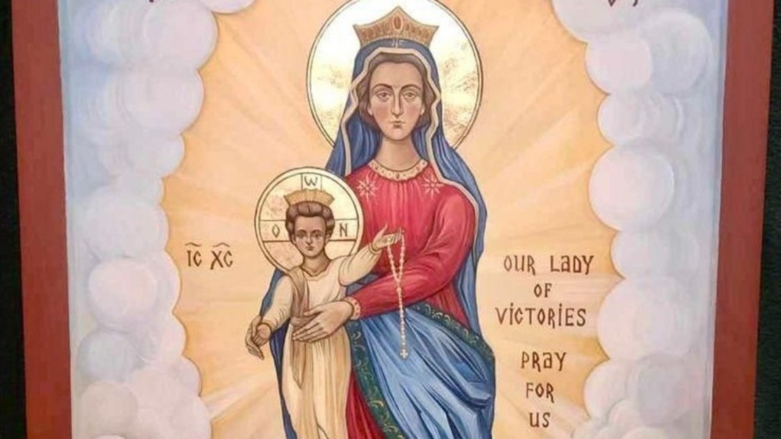 Help us to fund an Icon of Our Lady of Victories written by Ukrainian ...