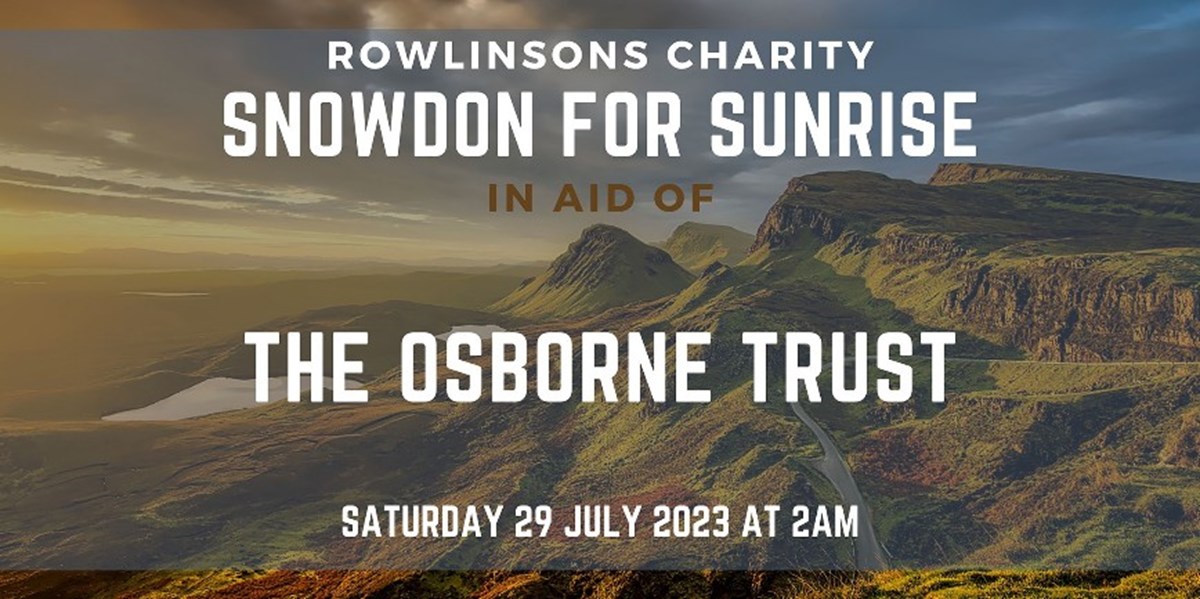 Rowlinsons Solicitors is fundraising for Osborne Trust