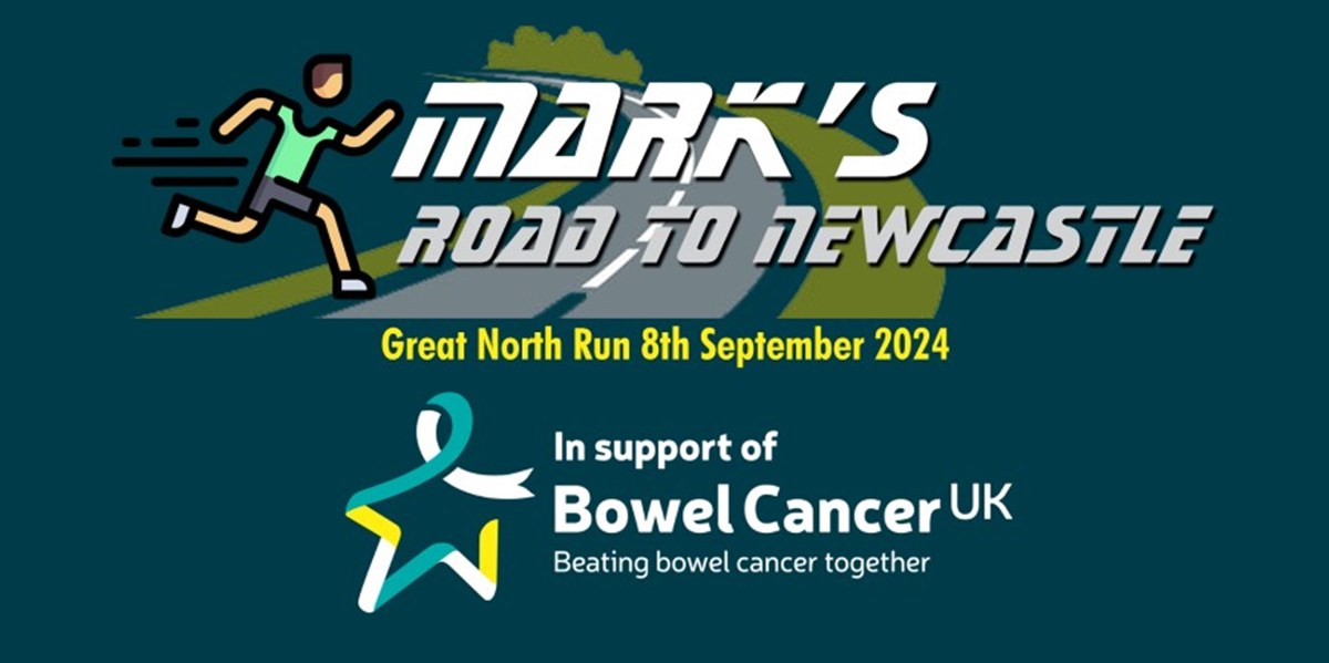 Mark Brierley is fundraising for Bowel Cancer UK