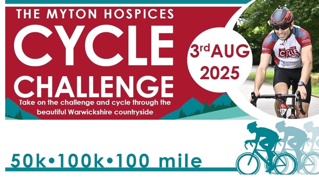 RICHARD Lenton is fundraising for The Myton Hospices