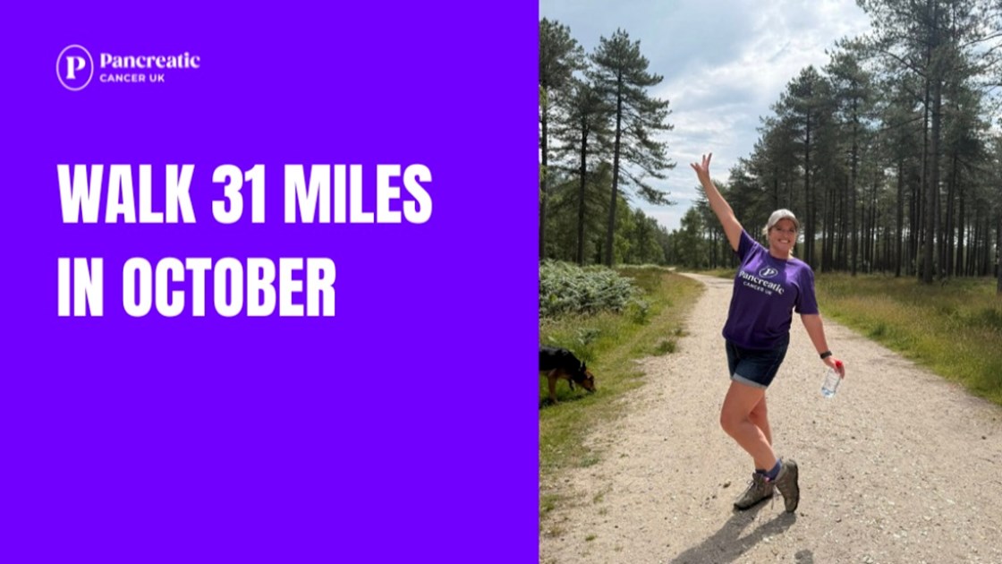 Clare Watson is fundraising for Pancreatic Cancer UK