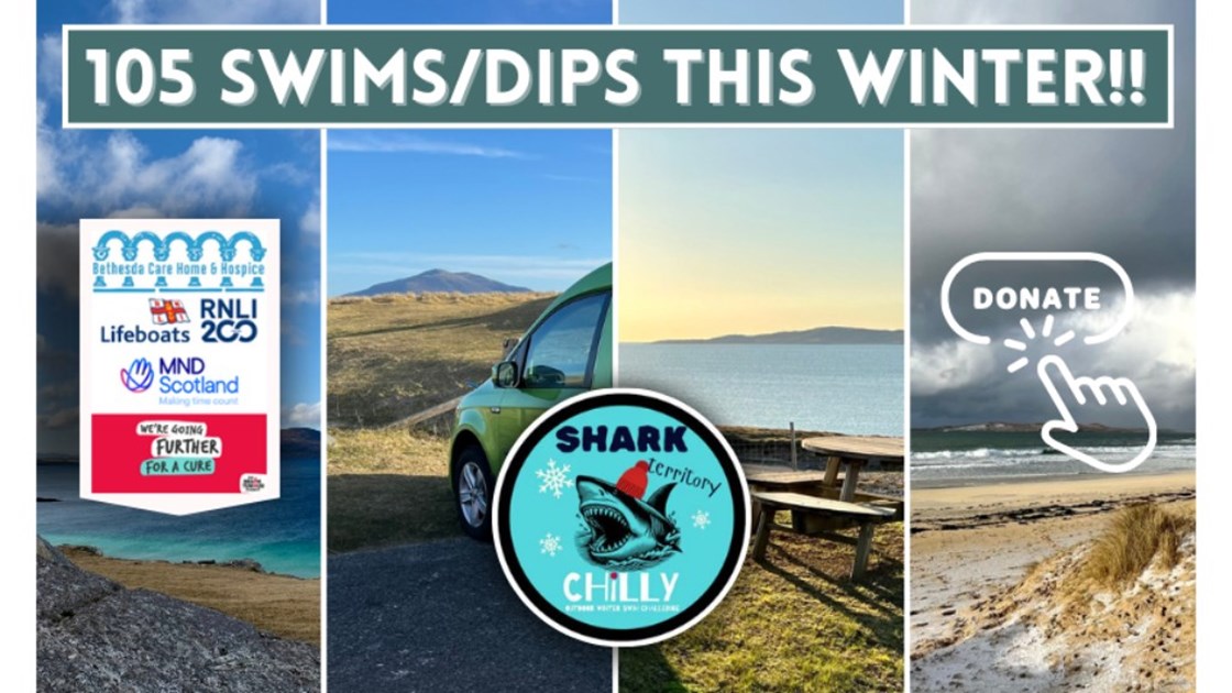 Mairi Ord's 24/25 Chilly Challenge - we're going into Shark Territory ...