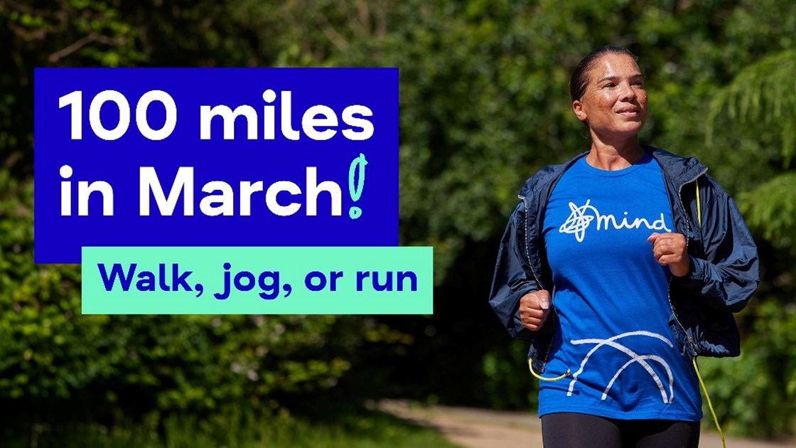 100 miles in March for Mind 2025 - JustGiving