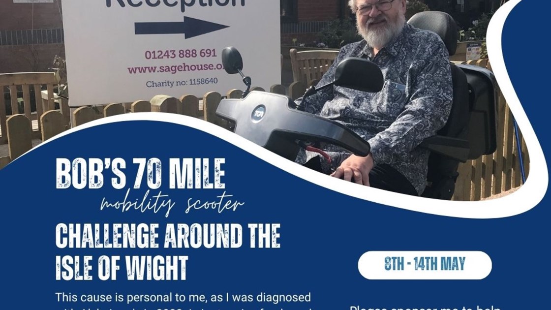 Bob Whiting is fundraising for Dementia Support
