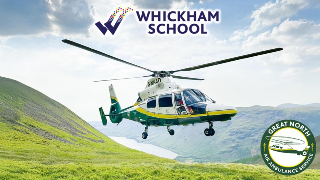 Whickham School is fundraising for Great North Air Ambulance Service
