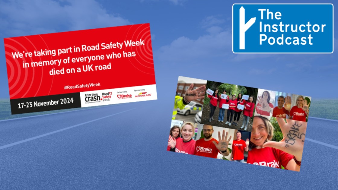 Terry Cook is fundraising for Brake, the road safety charity