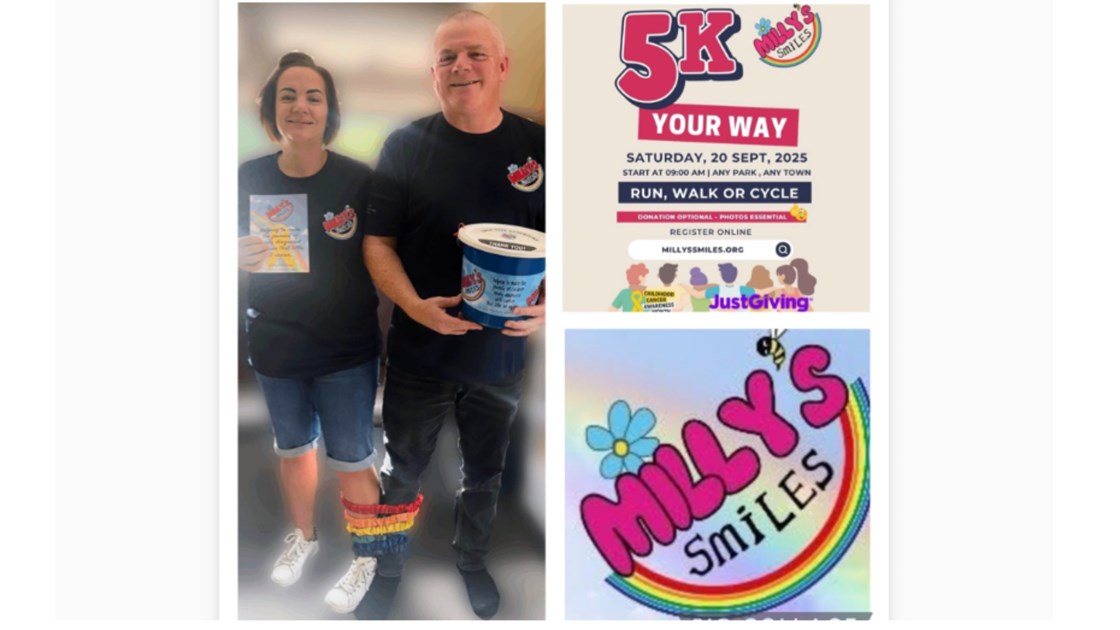 Diane Ashton is fundraising for Milly's Smiles